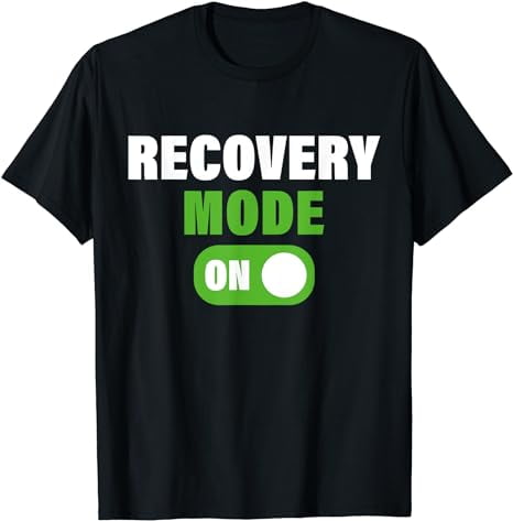 Recovery Mode On Get Well Soon Injury Illness Girl Men Kids T-Shirt ...