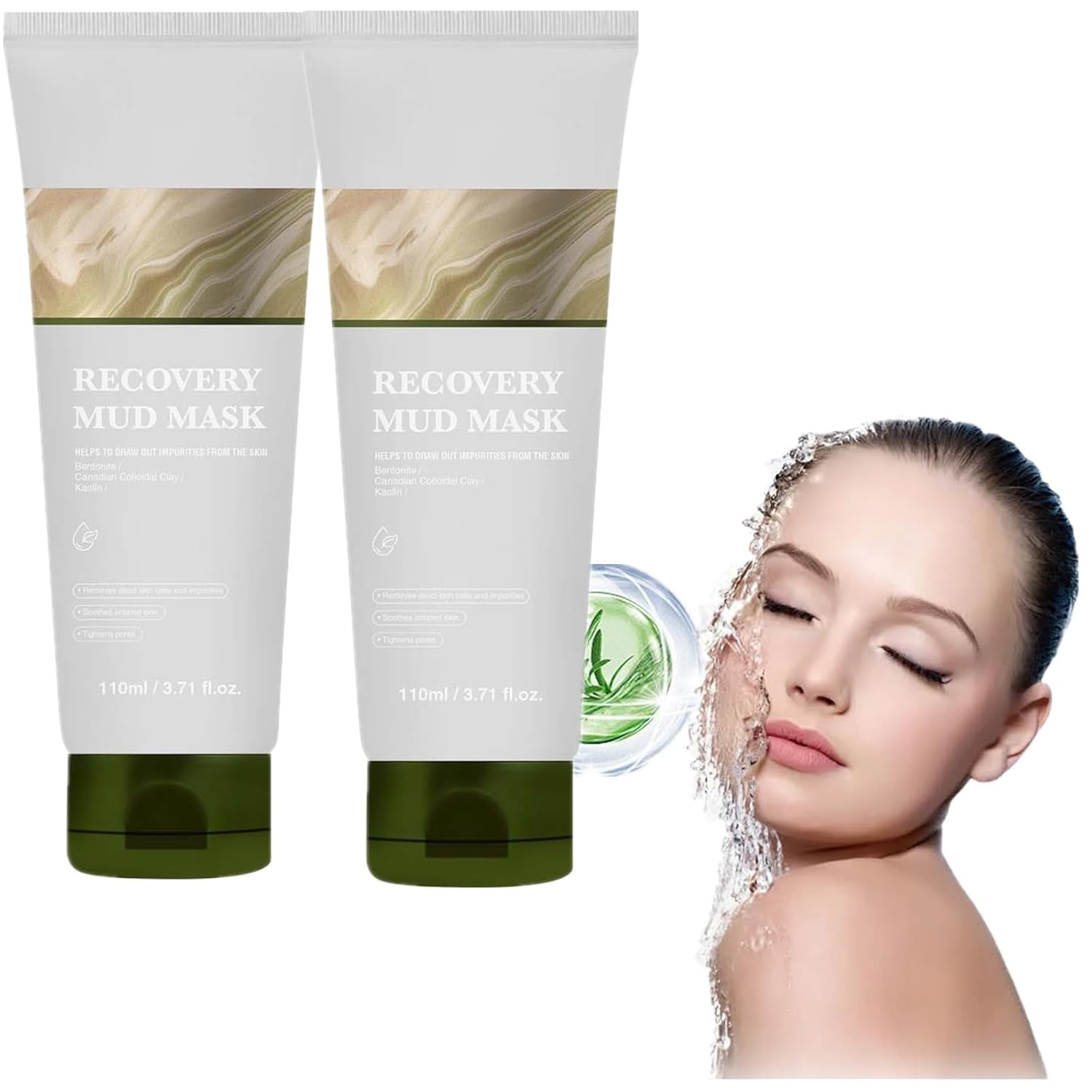 Recovery Mud Mask, Relief Mud Clay Mask for Face, Hydrating ...