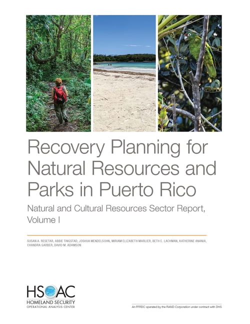 Recovery Planning for Natural Resources and Parks in Puerto Rico ...