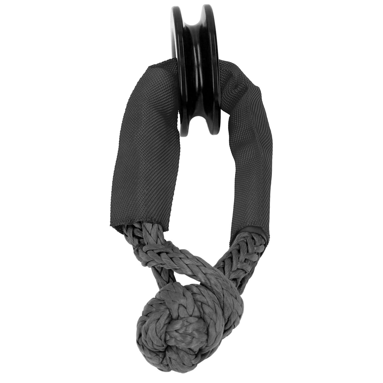 Recovery Ring Kit Synthetic Soft Shackle Rope Aluminium Alloy Snatch ...
