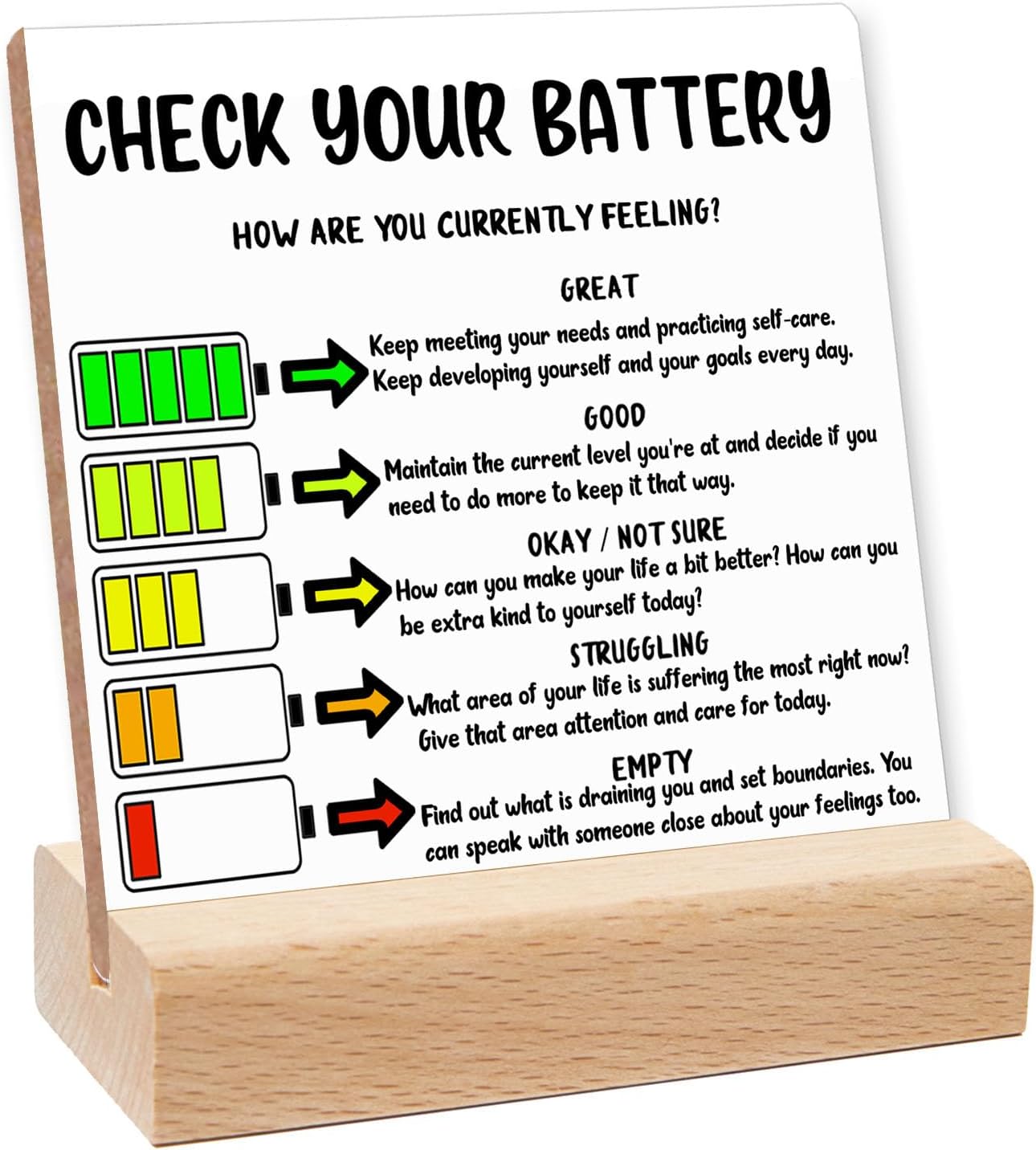 Recovery Self Care Gifts Mental Health Sign Counselor Counseling Office ...