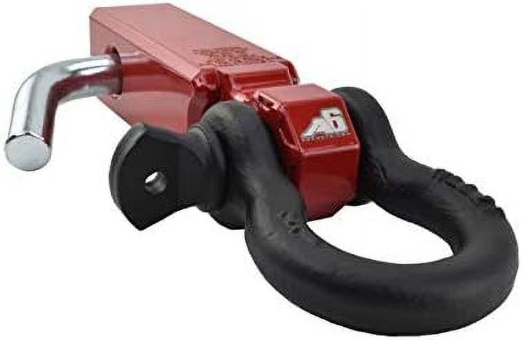 Recovery Shackle Block Assembly 1 1/4" (1.25 Inch) Powder Coat RED ...