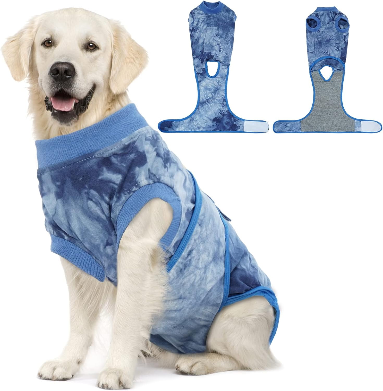 Recovery Suit for Dogs After Surgery,Soft Breathable Dog Bodysuit E ...