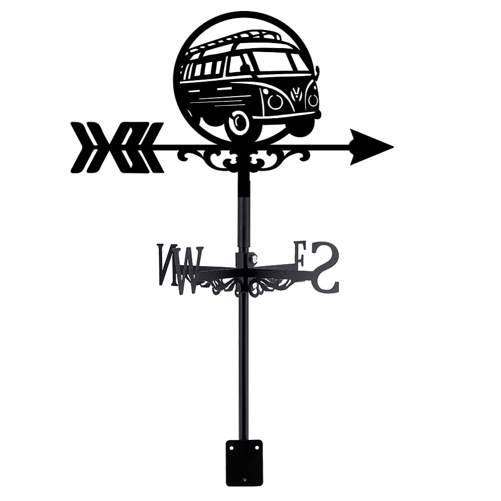 Recreational Vehicle Weathervane Campervan Metal Weather Vane ...