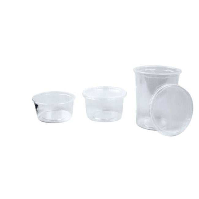 Recsd Plastic Containers Lid F-8-32Oz Cle 500 - Walmart.com