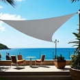 Rectangle 16'x16'x23' Sun Shade Sail,95% UV Blockage Canopy Awning for ...