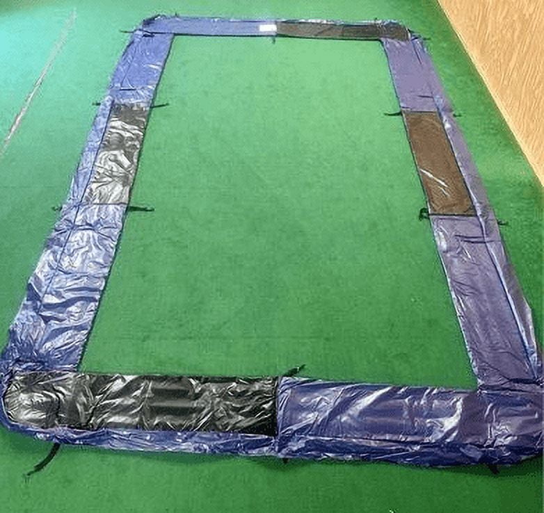 Rectangle 8x14 Blue Trampoline Frame Pad- Fits Upper Bounce - Walmart.com