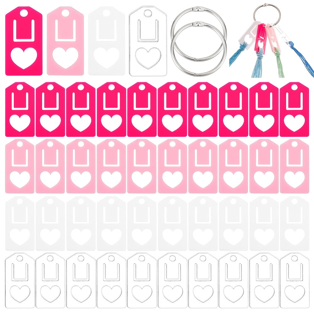 Rectangle Acrylic Thread Winding Boards Floss Bobbin Thread Organizer ...