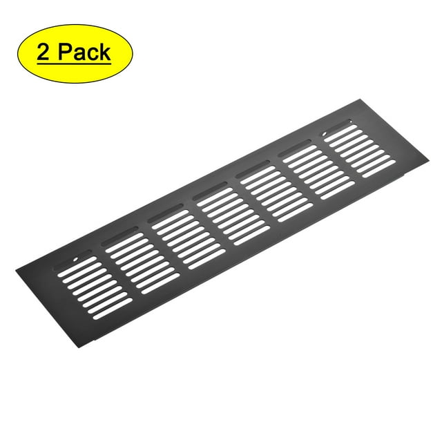 Uxcell Rectangle Air Vents, 11.81x3.15Inch, Grille Mesh Airflow Louver ...