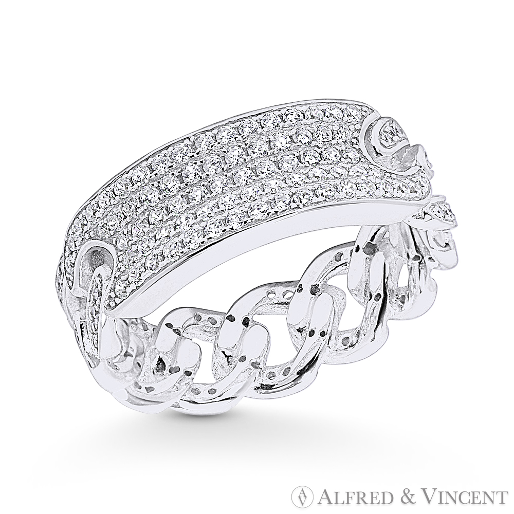 Harley-Davidson Men's Bar & Shield Bike Chain Ring, Sterling Silver ...