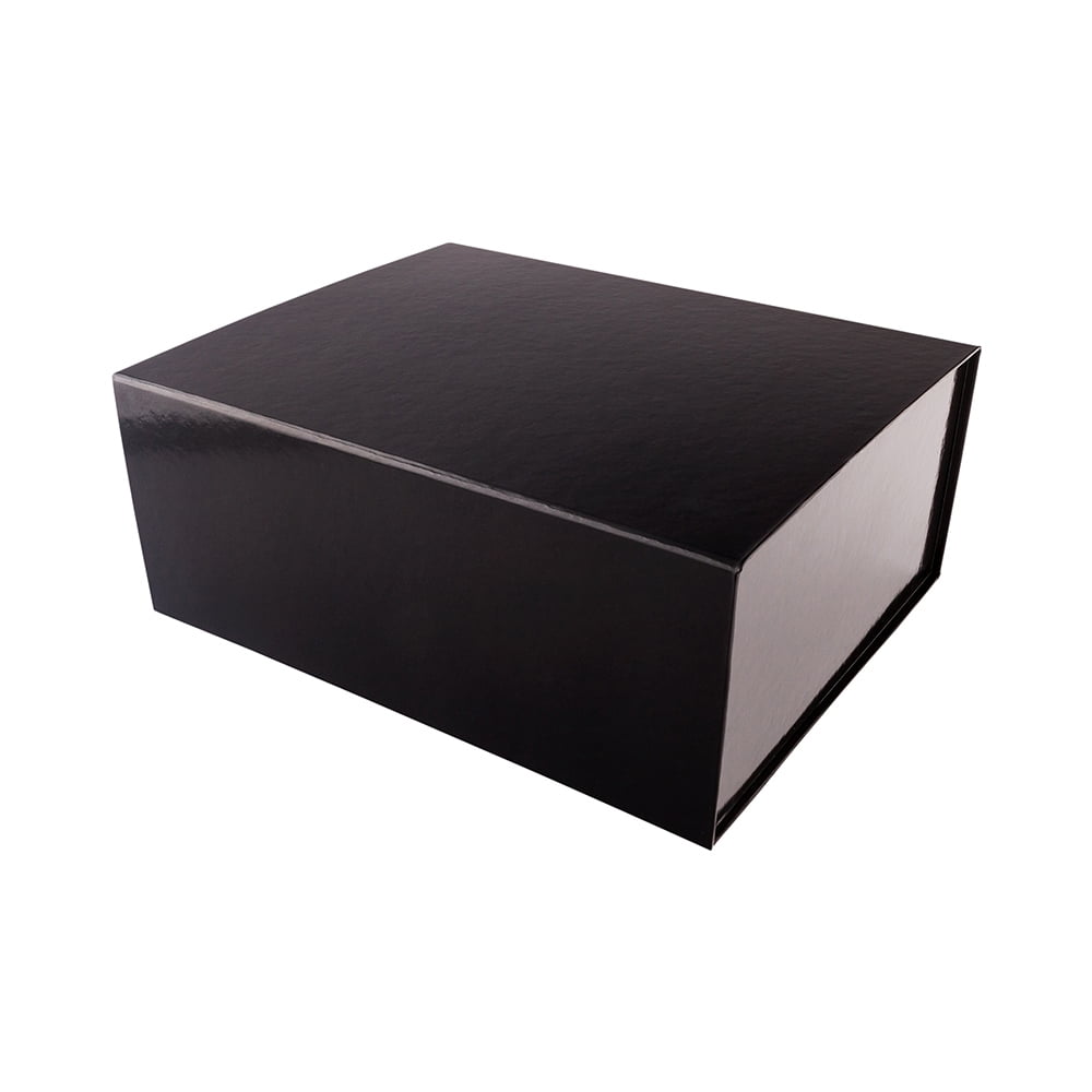 Rectangle Black Paper Extra Small Tic Tac Box - Magnetic - 5" x 4" x 2 ...