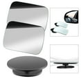 Rectangle Blind Spot Mirror Hd Glass Convex Lens Frameless Rear View ...