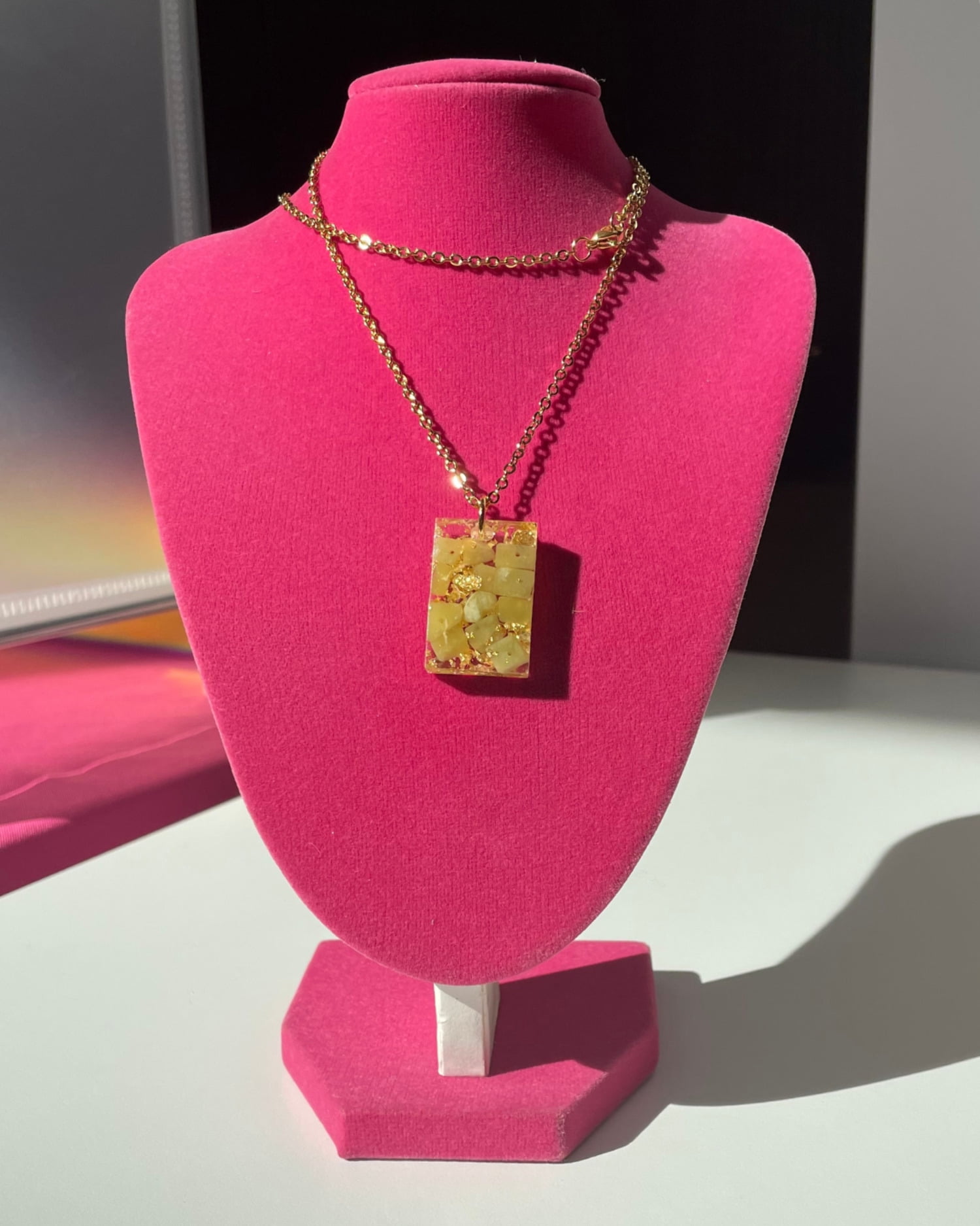 Rectangle Chain Necklace - Walmart.com