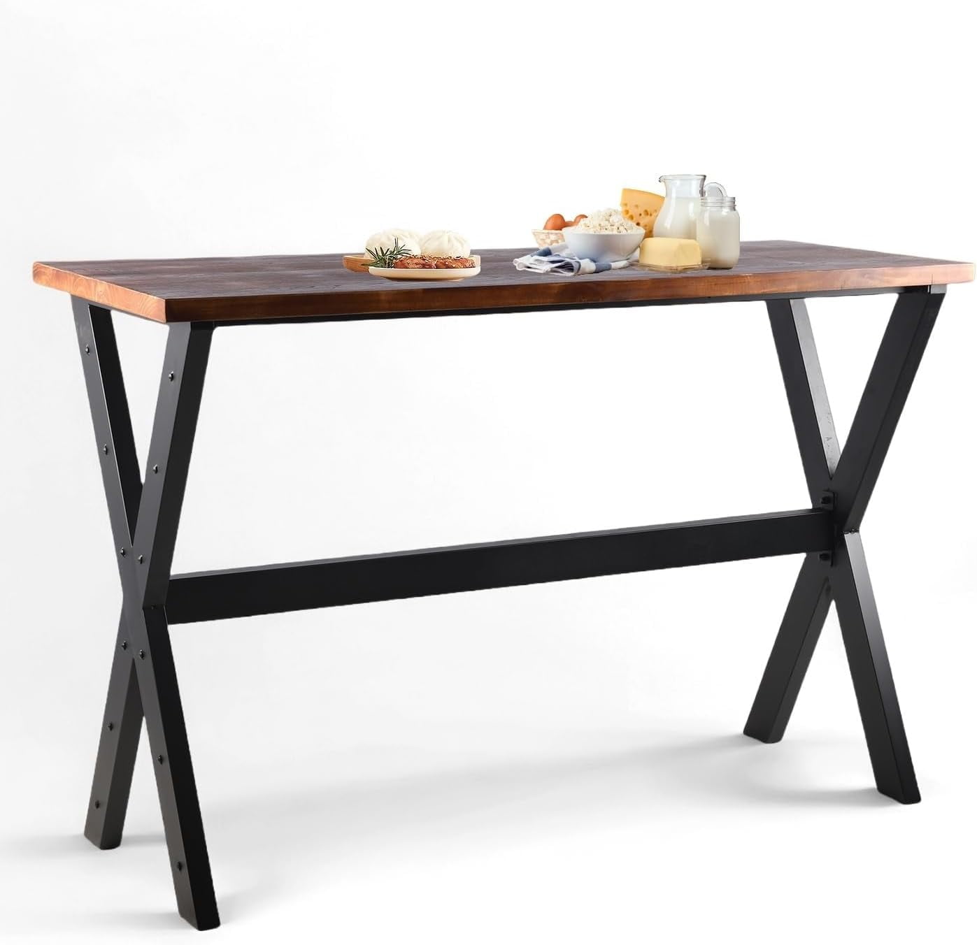 Rectangle Dining Table for Kitchen 41.3inch High Top Bar Table Narrow ...