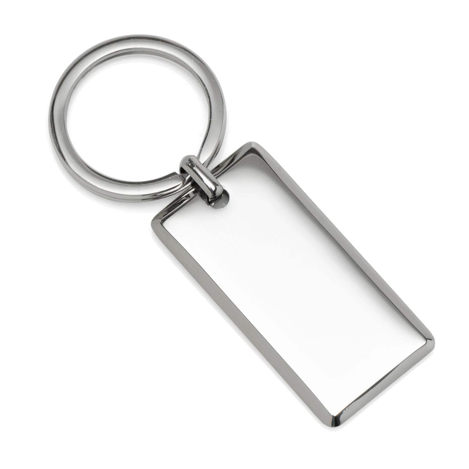 Rectangle Engravable Stainless Steel Key Chain - Walmart.com