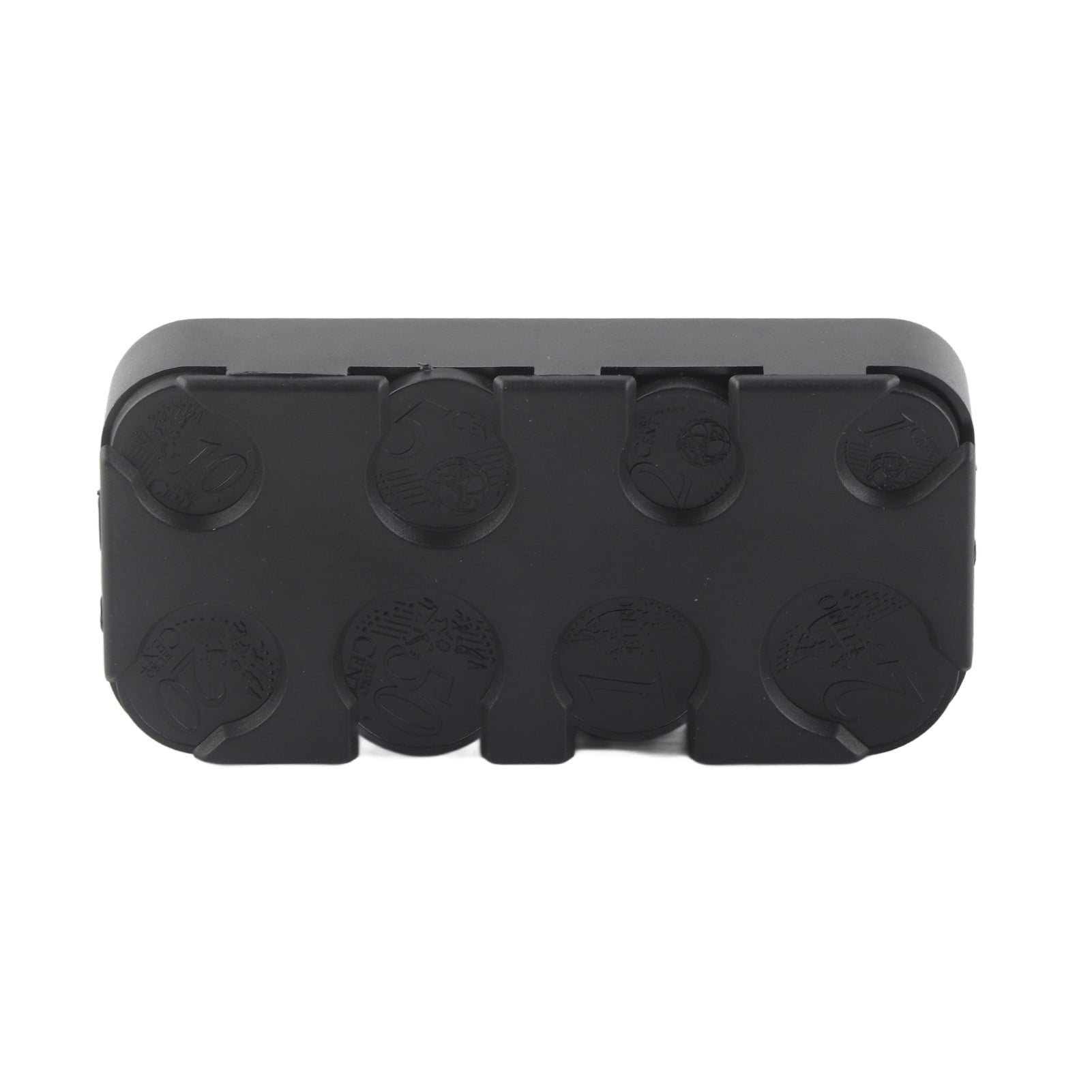Rectangle Euro Coin Dispenser Plastic Coin Holders Storage Box ...