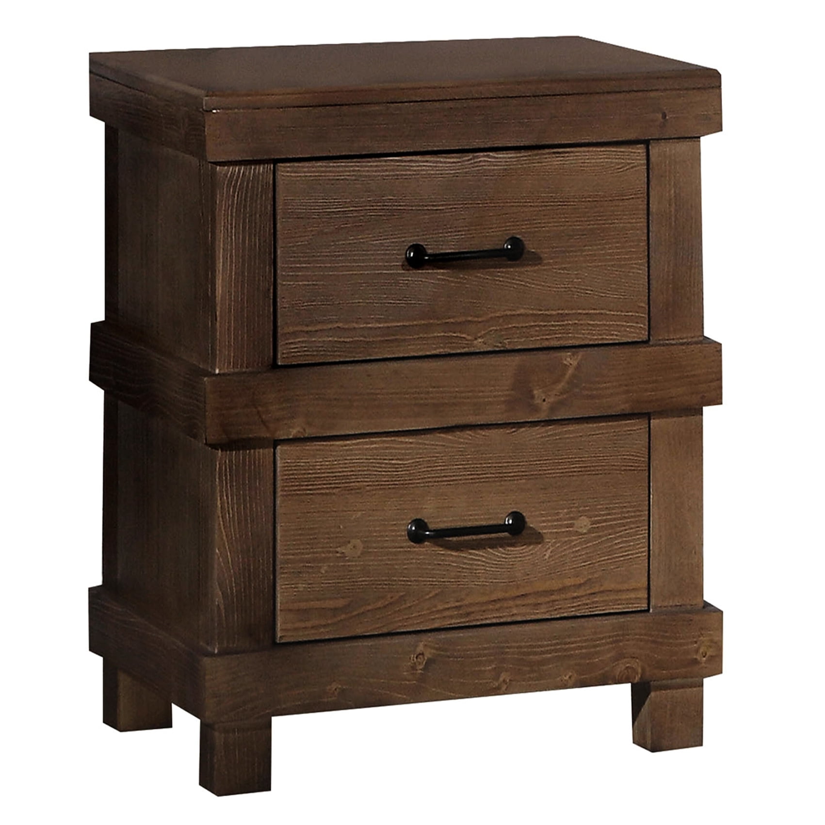 Rectangle Farmhouse Nightstand | Ideal for Bedroom Storage | Crafted ...