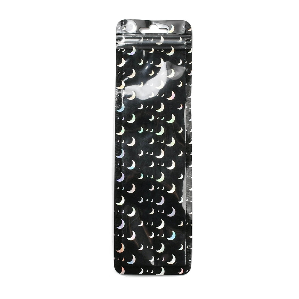 Rectangle Glitter Holographic Plastic Zip Lock Gift Bags Self Sealing ...