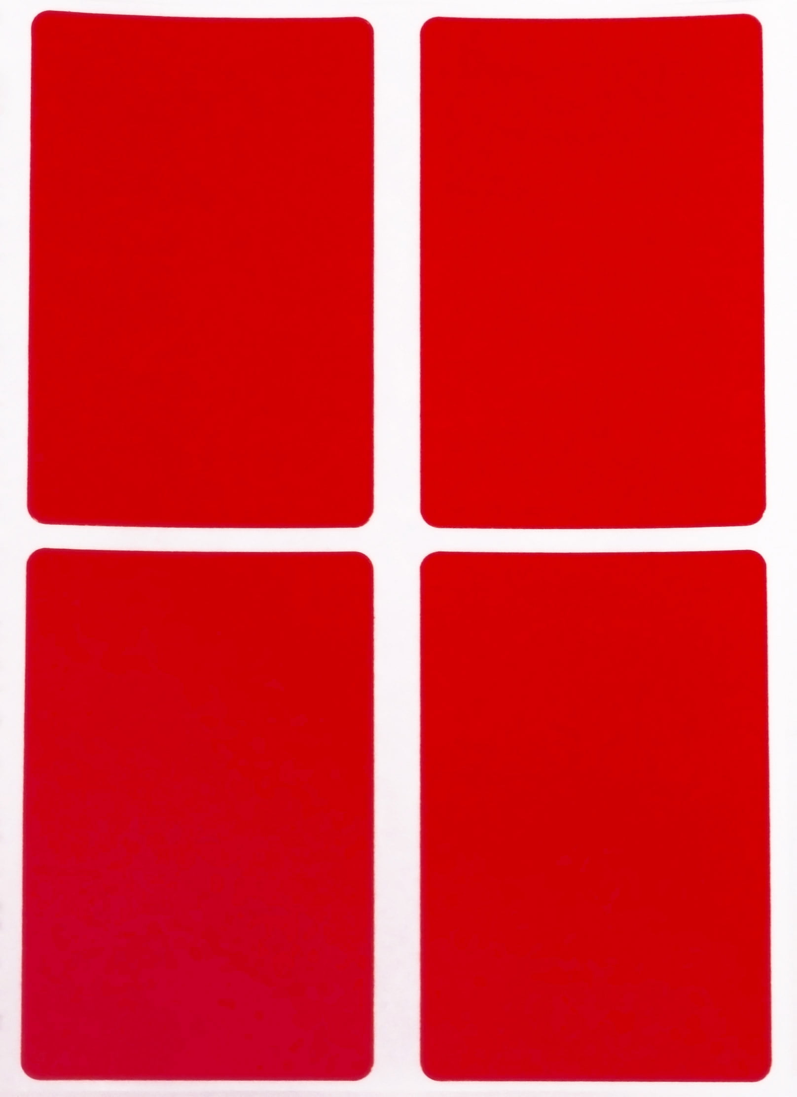 Rectangle Label 3x2 Colored Coded Labels Inventory Stickers in Red with ...