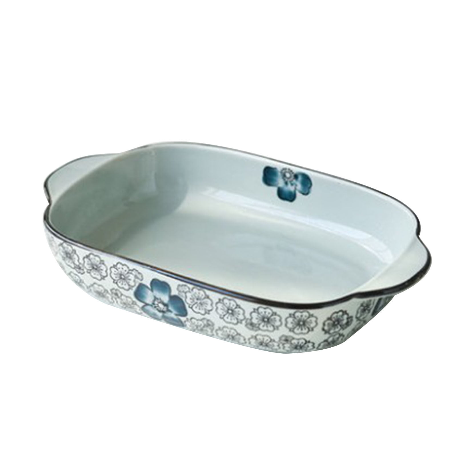 Rectangle Lasagne Dish Deep Ceramic Casserole Dish With Handle ...