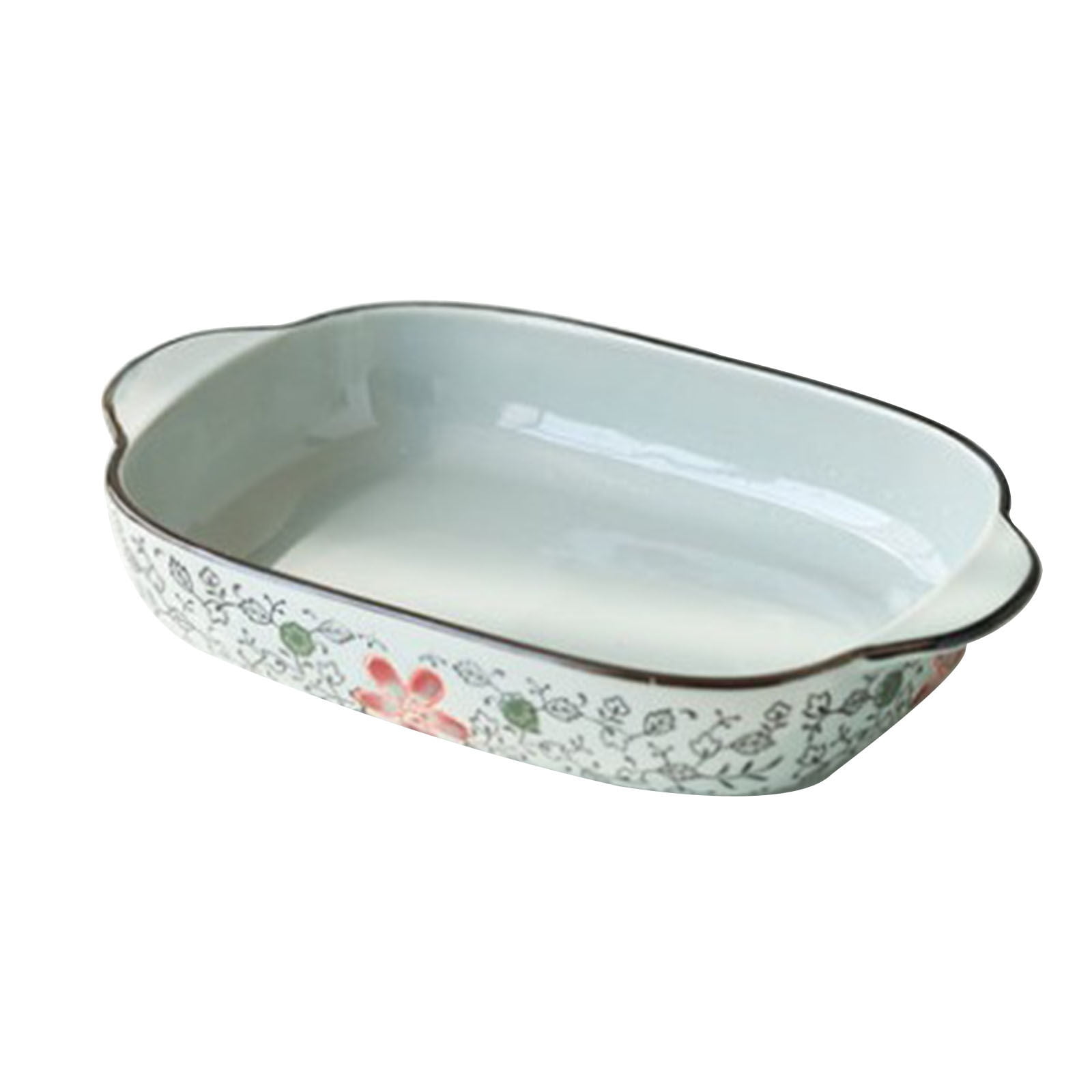 Rectangle Lasagne Dish Deep Ceramic Casserole Dish With Handle ...