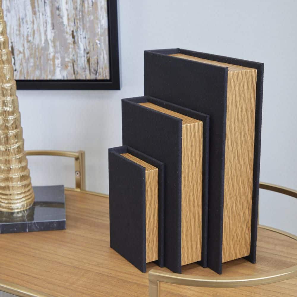 Rectangle Linen Faux Book Box (Set of 3) - Walmart.com