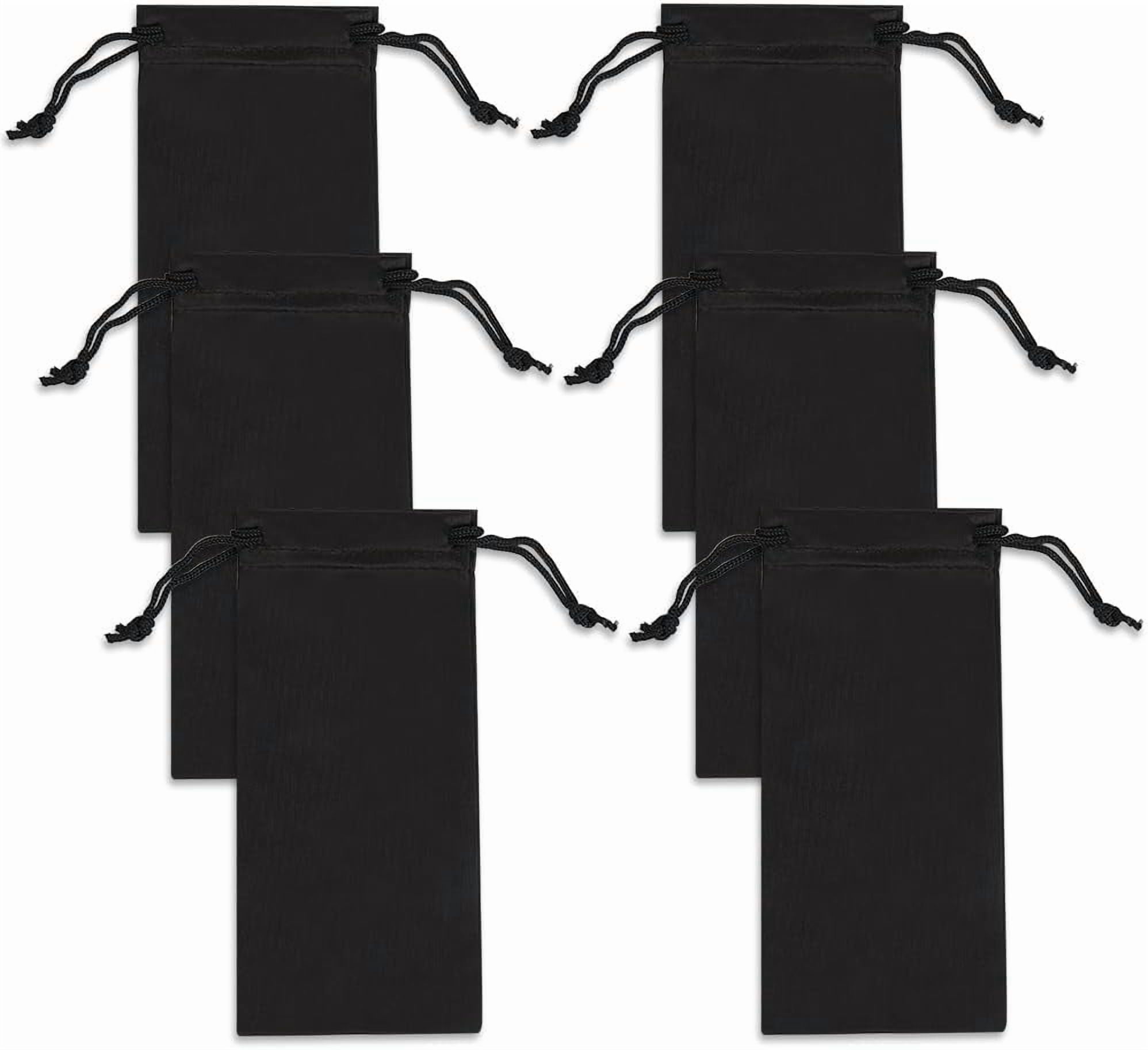 Rectangle Microfiber Eyeglass Cases Drawstring Bag Eyeglass Sunglasses ...