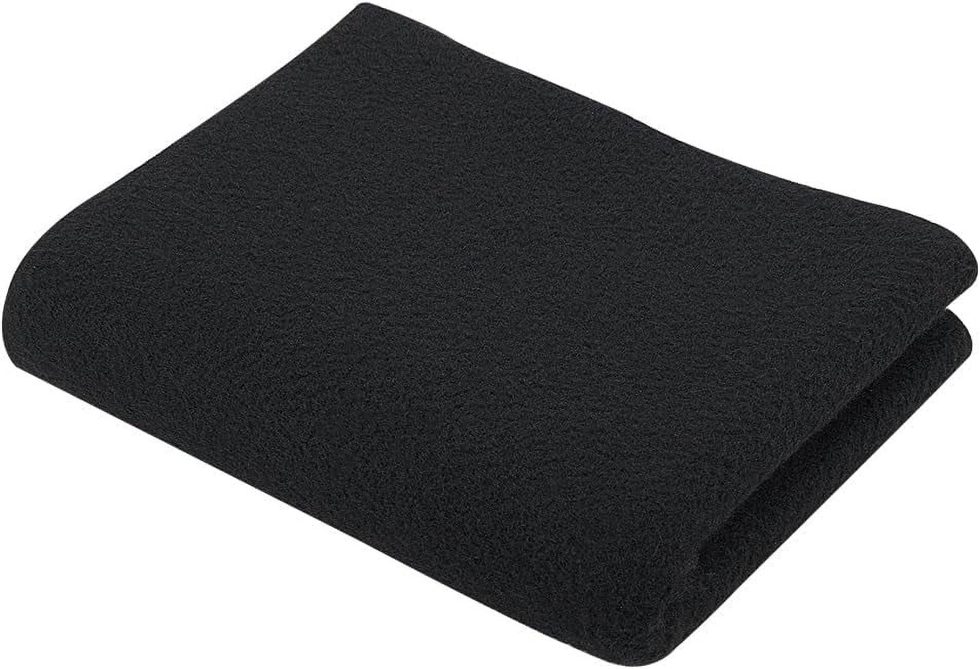 Rectangle Modified Carbon Fiber Mat Foldable Moisture-proof Mat Black ...