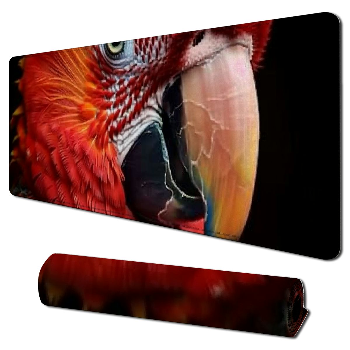 Rectangle Mouse Pad Jungle Parrot, Anti-Slip Backing Mousepad for Home ...