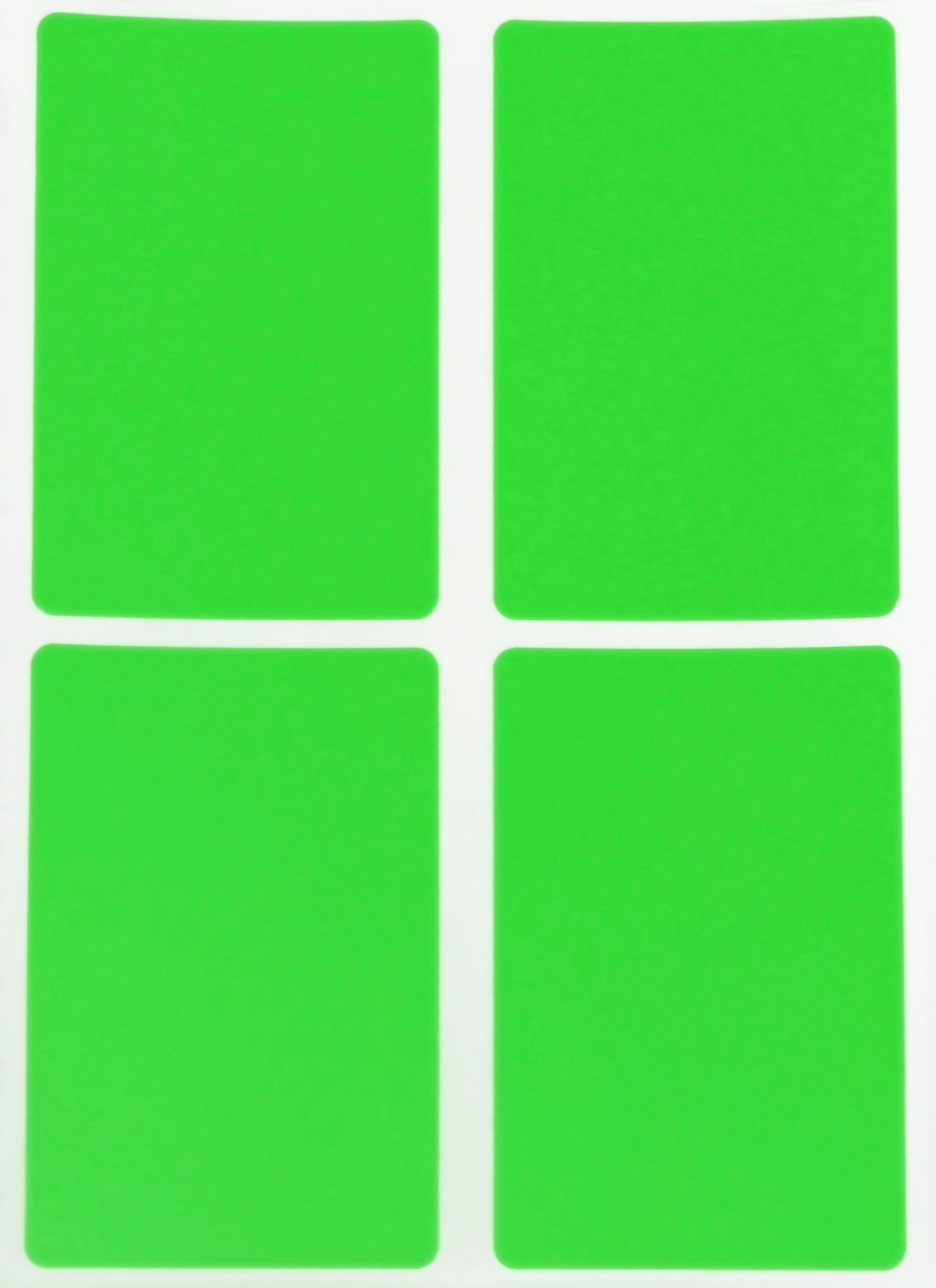 Royal Green Labeling Stickers one inch - Flourescent Labels Round ...