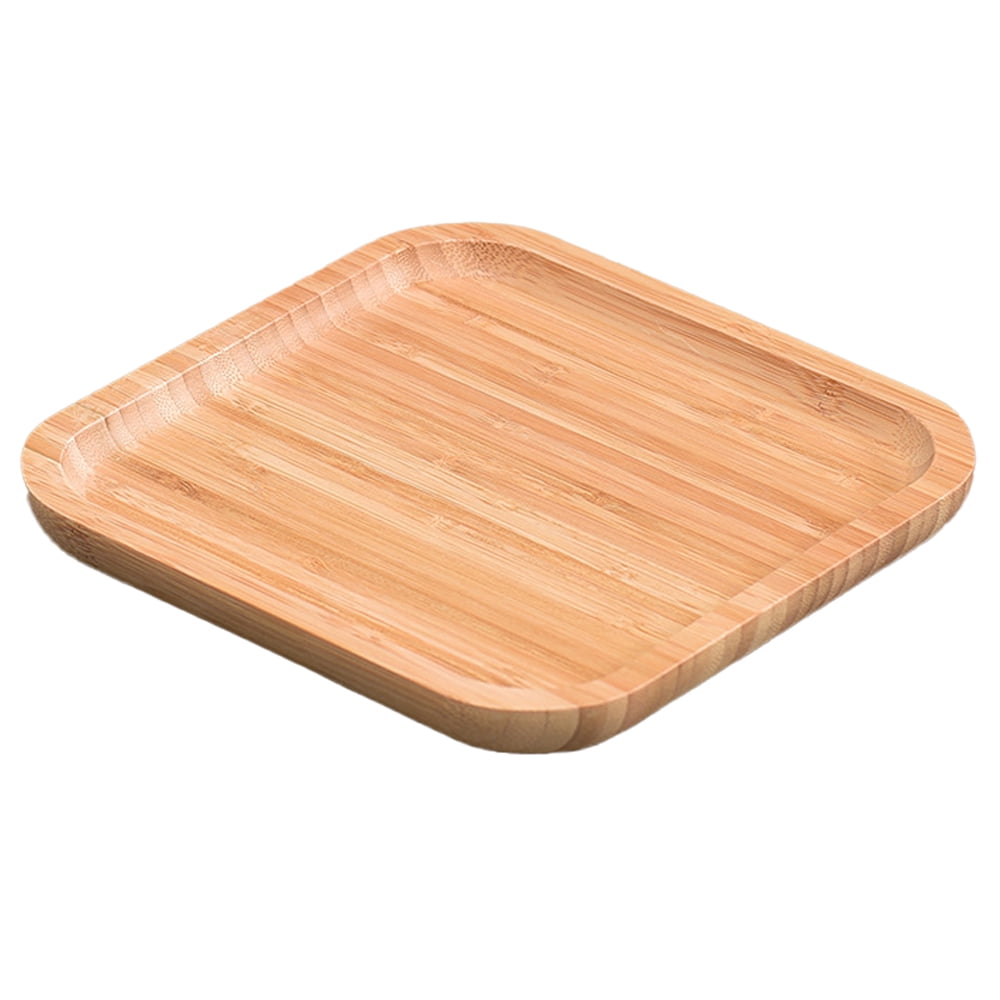 Rectangle Organizer Bamboo Wooden Tray Rectangular Bamboo Tray Plate ...