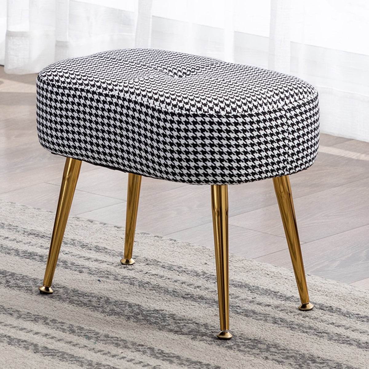 Rectangle Ottoman Foot Rest, Small Footstool Ottoman, Sofa Footrest ...