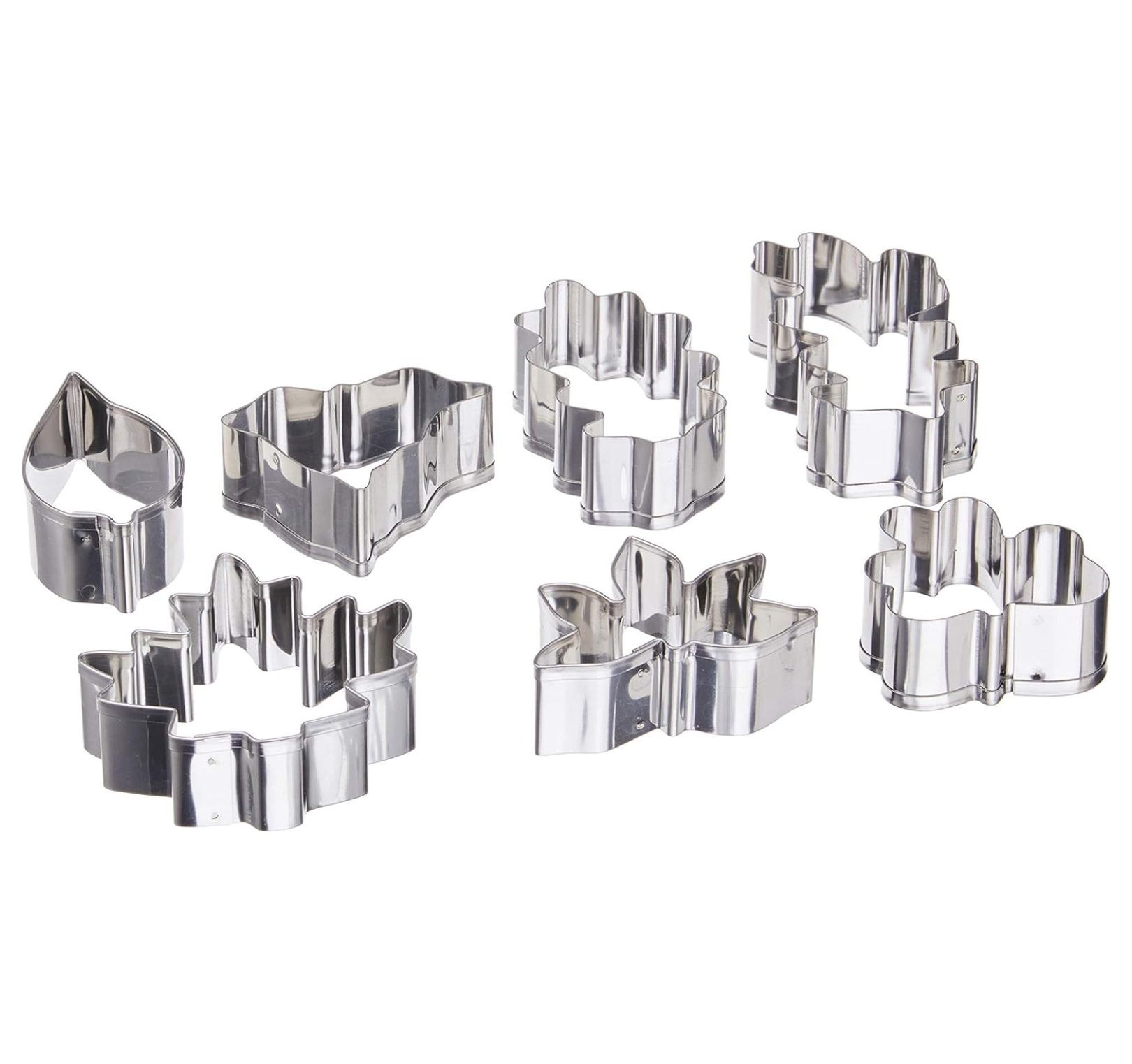 Rectangle Pastry Fluted Round Cutters in Graduated Sizes, Plain Edge ...