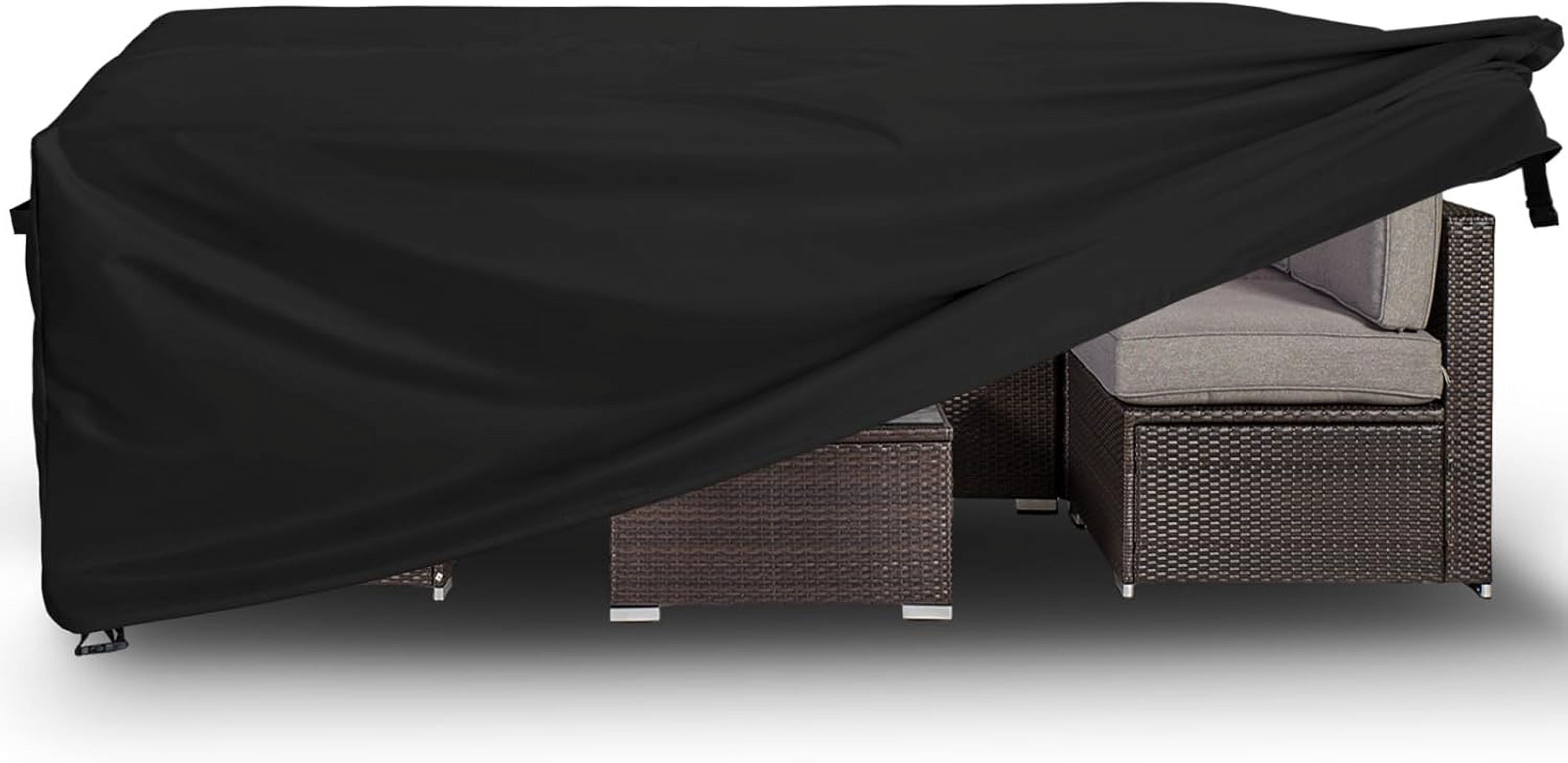 Rectangle Patio Furniture Cover Waterproof Outdoor Dining Table and ...