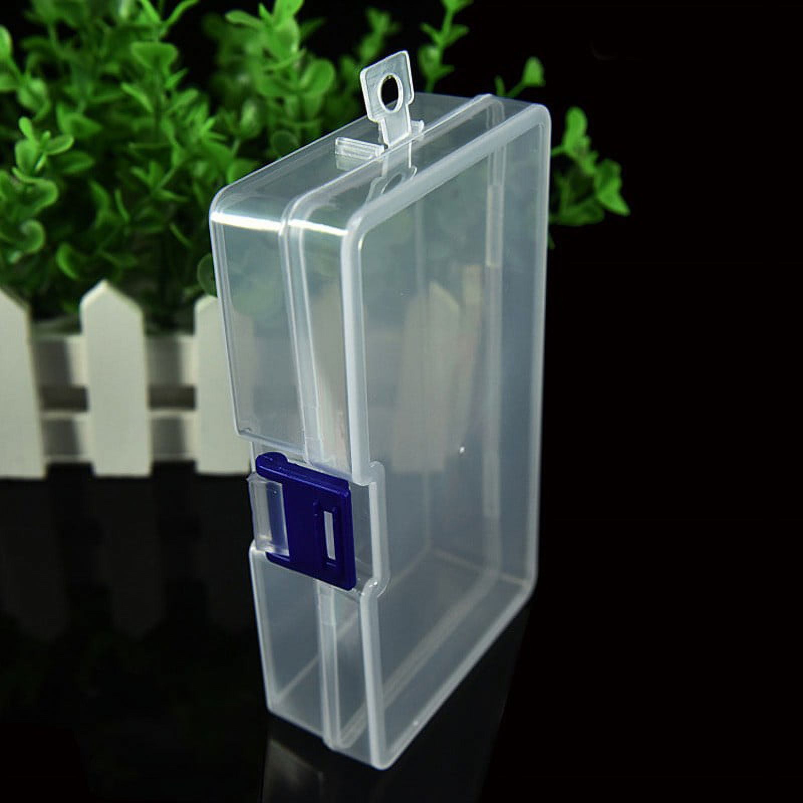 Rectangle Plastic Clear Case Storage Box Collection Organizer Display ...