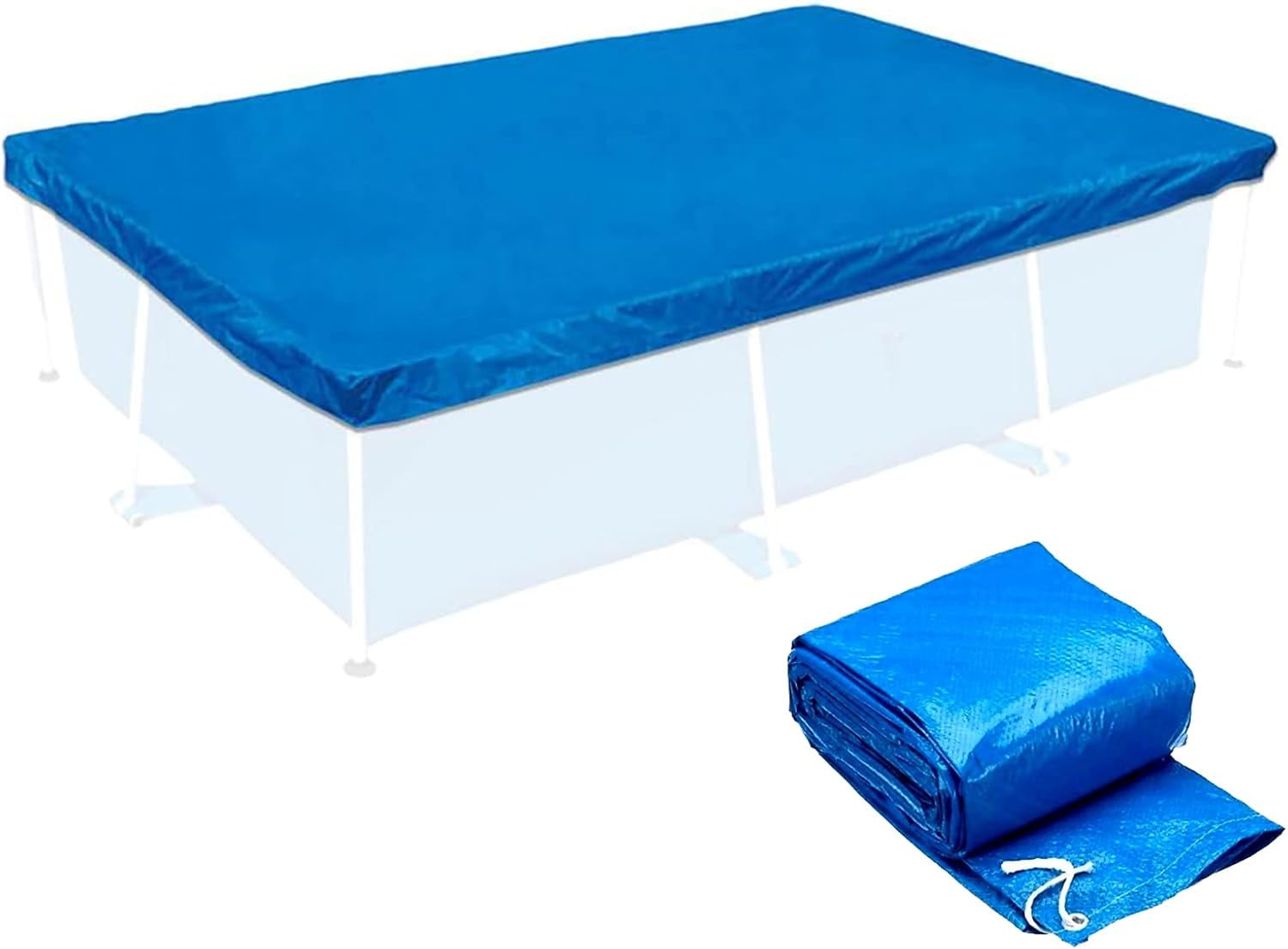 Rectangle Pool Cover For Square Swimming Pools, UV Resistant Waterproof ...