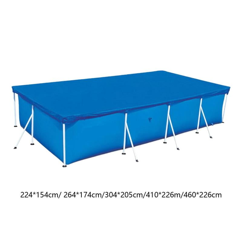Rectangle Pool Cover Waterproof PE Foldable Inflatable Pool Cover for ...