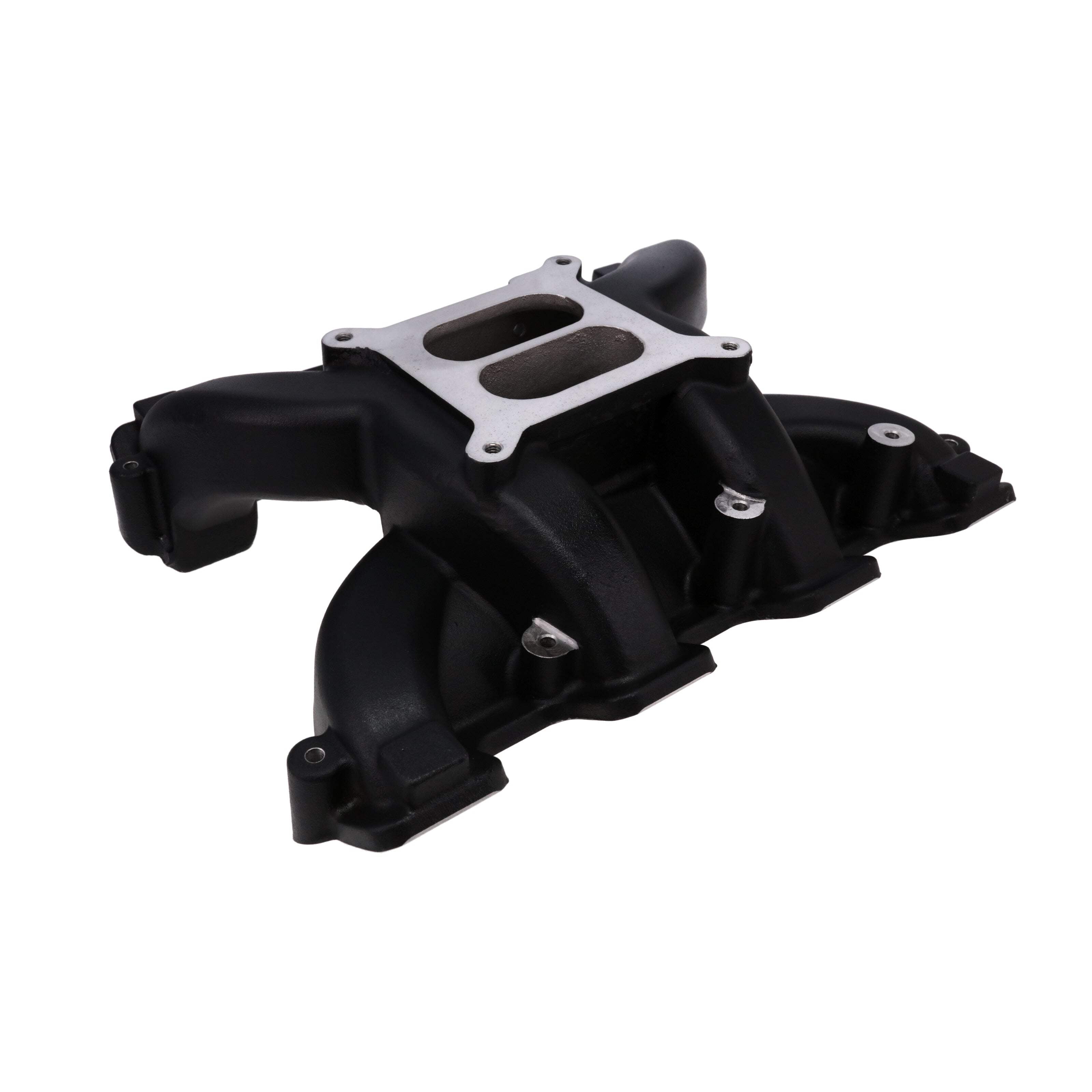 Rectangle Port Dual Plane Aluminum Intake Manifold for GM LS - Black ...