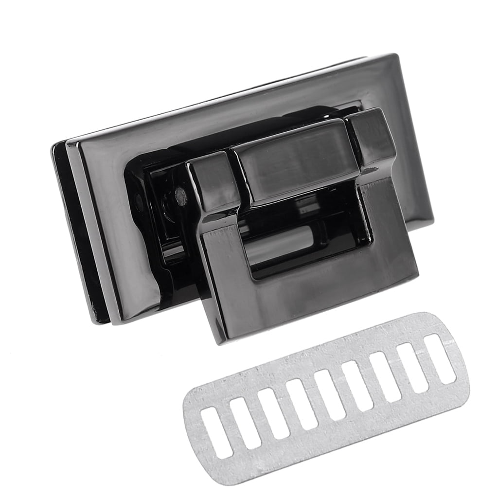 Rectangle Shape Clasp Turn Lock Twist Lock Leather Handbag Bag Hardware ...