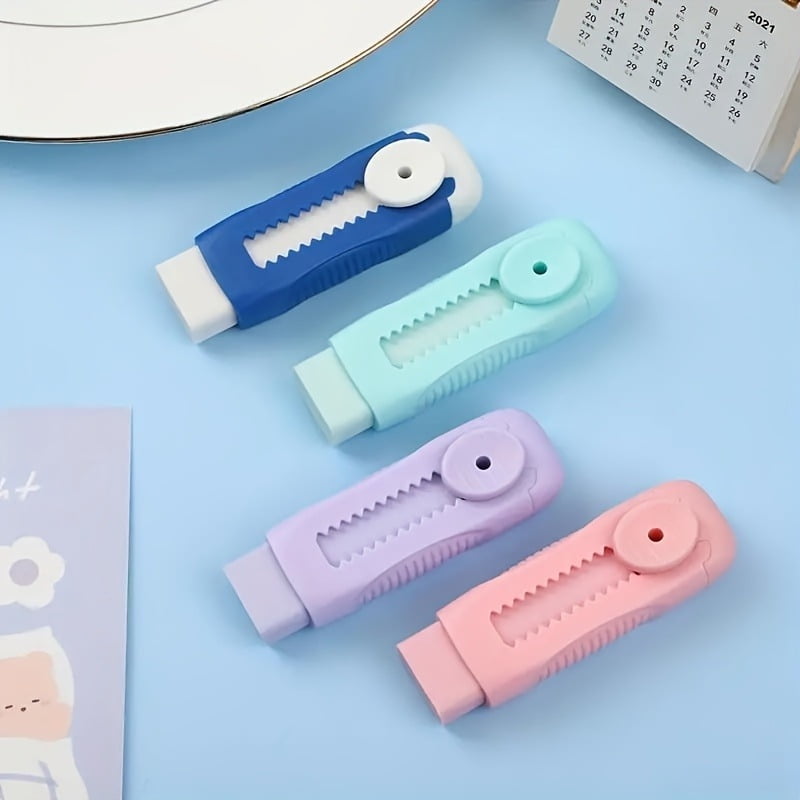 Rectangle Shape PE Push-Pull Eraser, Inspiration Series, Versatile Art ...