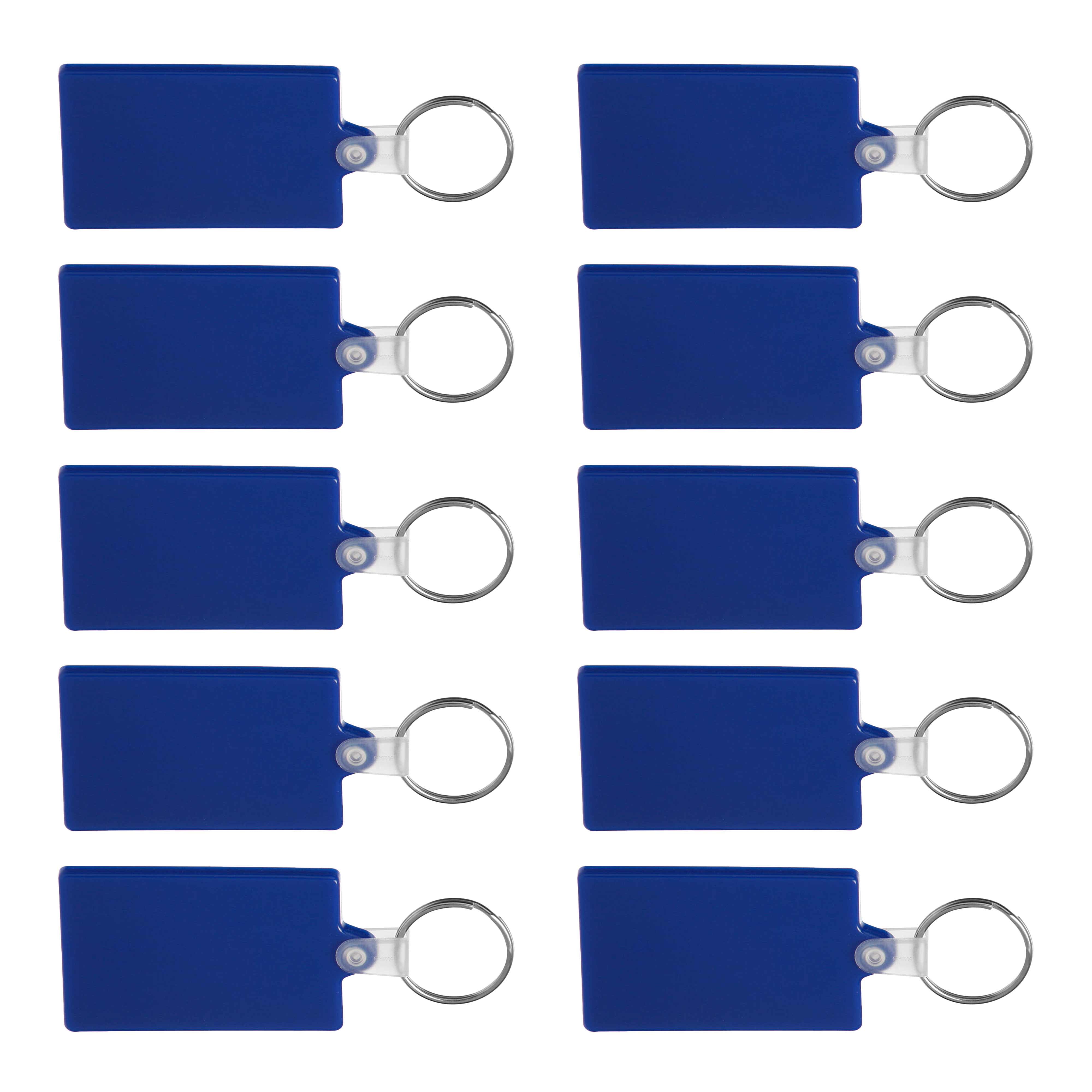 Rectangle Soft Keychains Set of 10, Bulk Pack - Perfect for Home ...