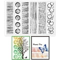 Rectangle Stain Lace Clear Stamps for Cards Making Clear Stamp Seals ...