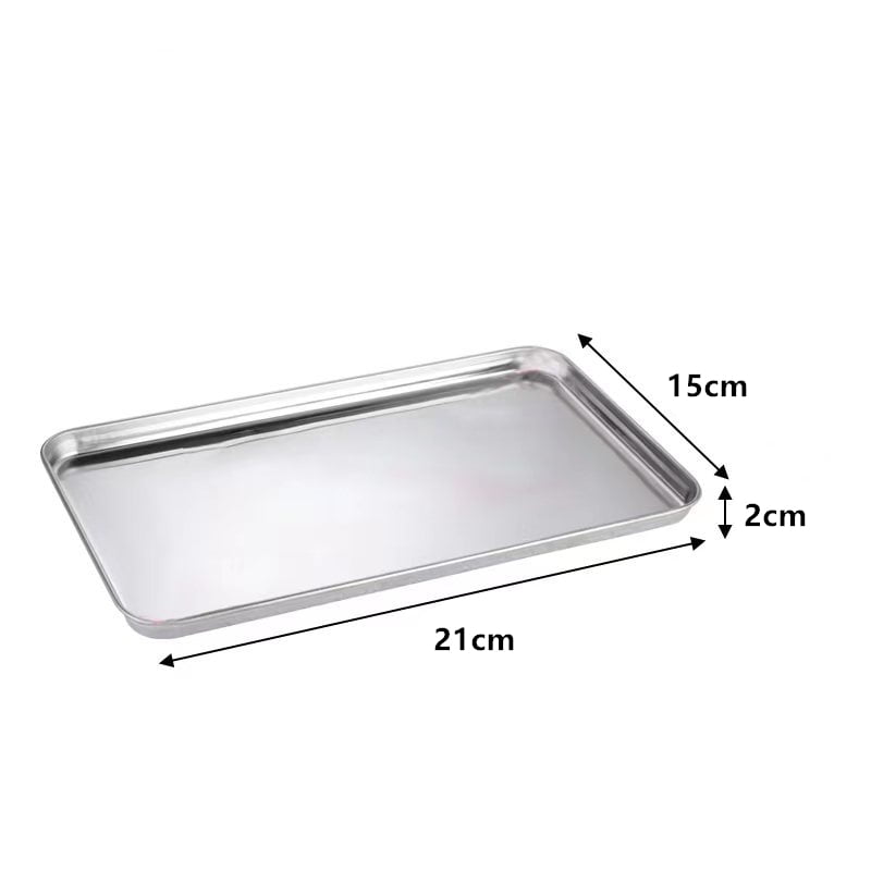 Rectangle Stainless Steel Tray Buffet Presentation Tray Metal Food ...