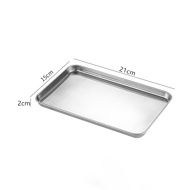 Rectangle Steamed Sausage Noodles Storage Trays Stainless Steel Fruit ...