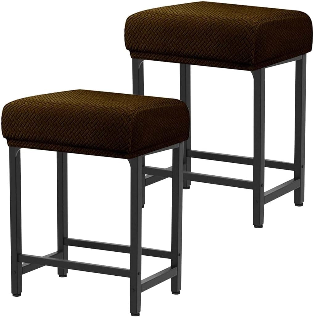 Rectangle Stretch Counter Height Barstool Slipcovers Rectangular Vanity ...