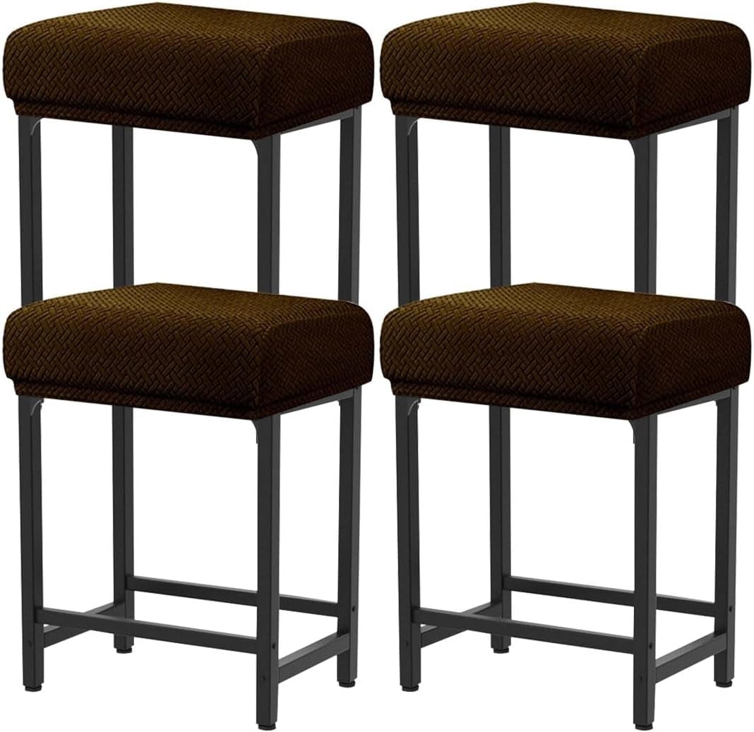 Rectangle Stretch Counter Height Barstool Slipcovers Rectangular Vanity ...