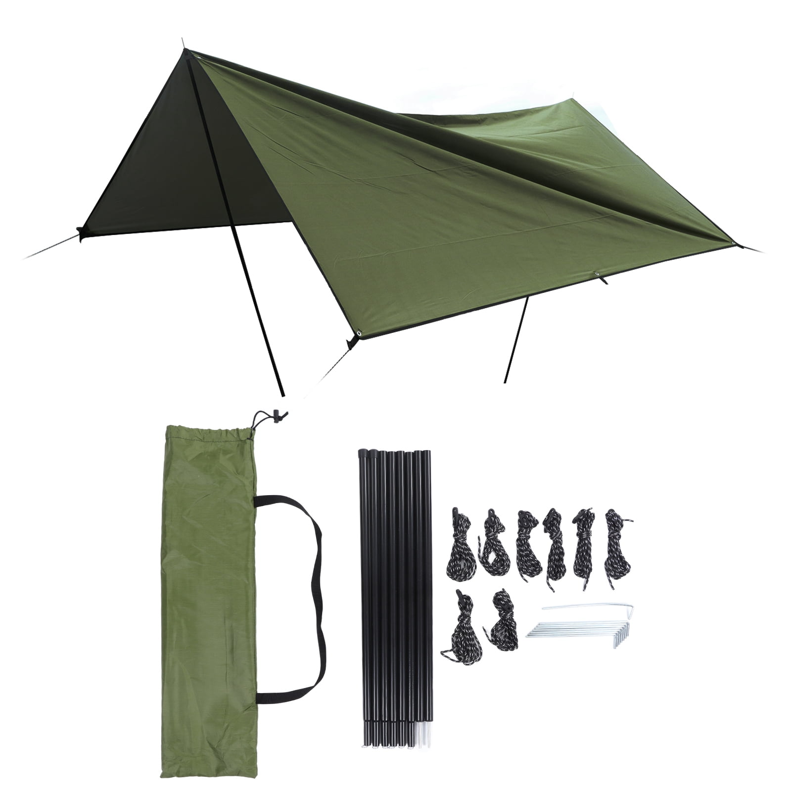 Rectangle Sun Shade Sail Portable Rainproof Fadeless 9.8x9.8ft Outdoor ...