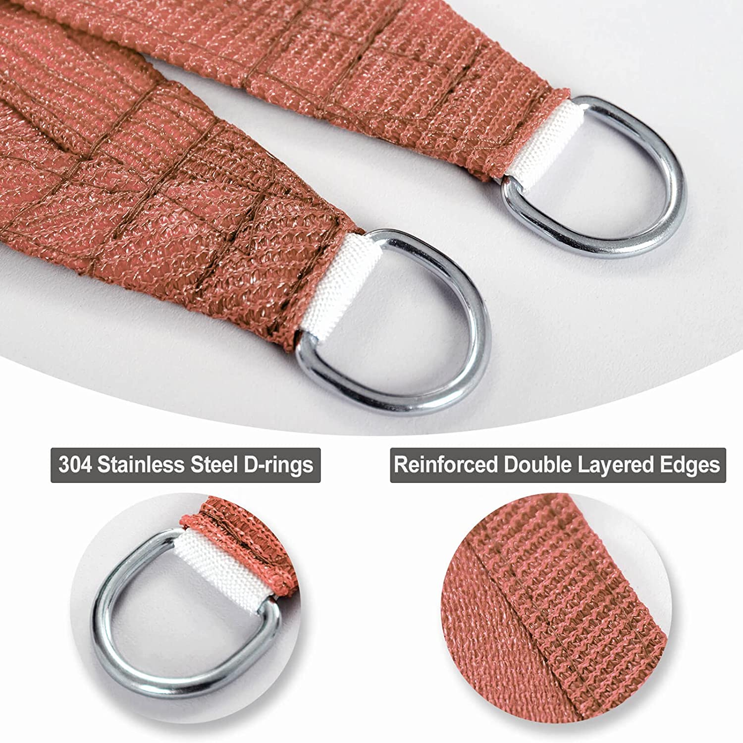 Rectangle Sun Shade Sails For Patios 8 X 10 Ft Sun Uv Blocking Outdoor ...