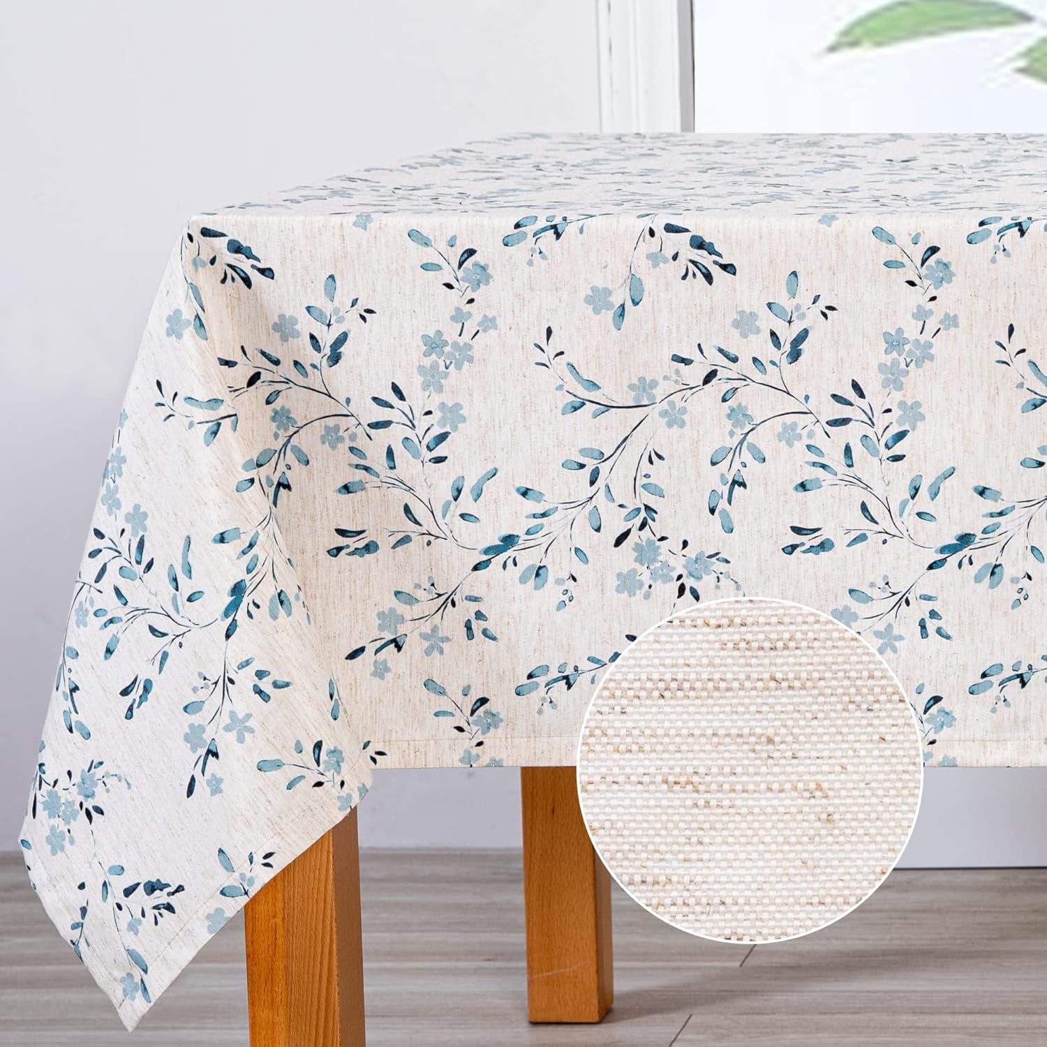 Rectangle Table Cloth 60x102 Inch - Spring Summer Floral Tablecloth ...