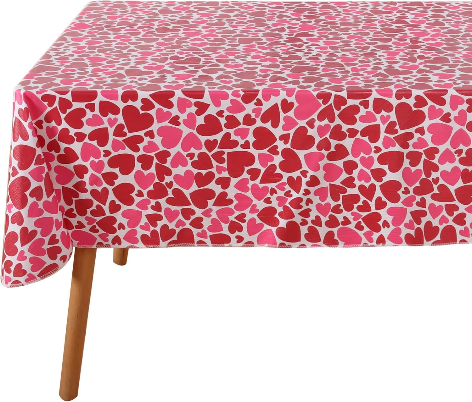 Rectangle Table Cloth for Valentine’s Day - 60x102 Inch Waterproof Red ...